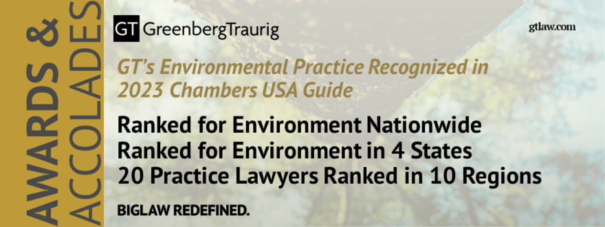 GT’s Environmental Practice Recognized in 2023 Chambers USA Guide | E2 ...