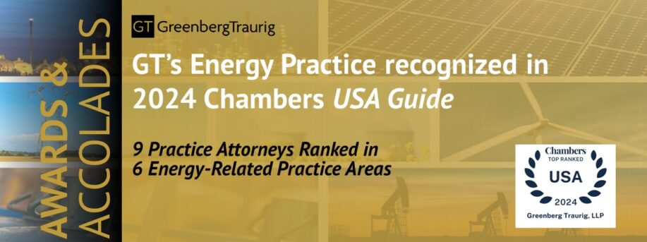 GT’s Energy & Natural Resources Practice Recognized in 2024 Chambers ...